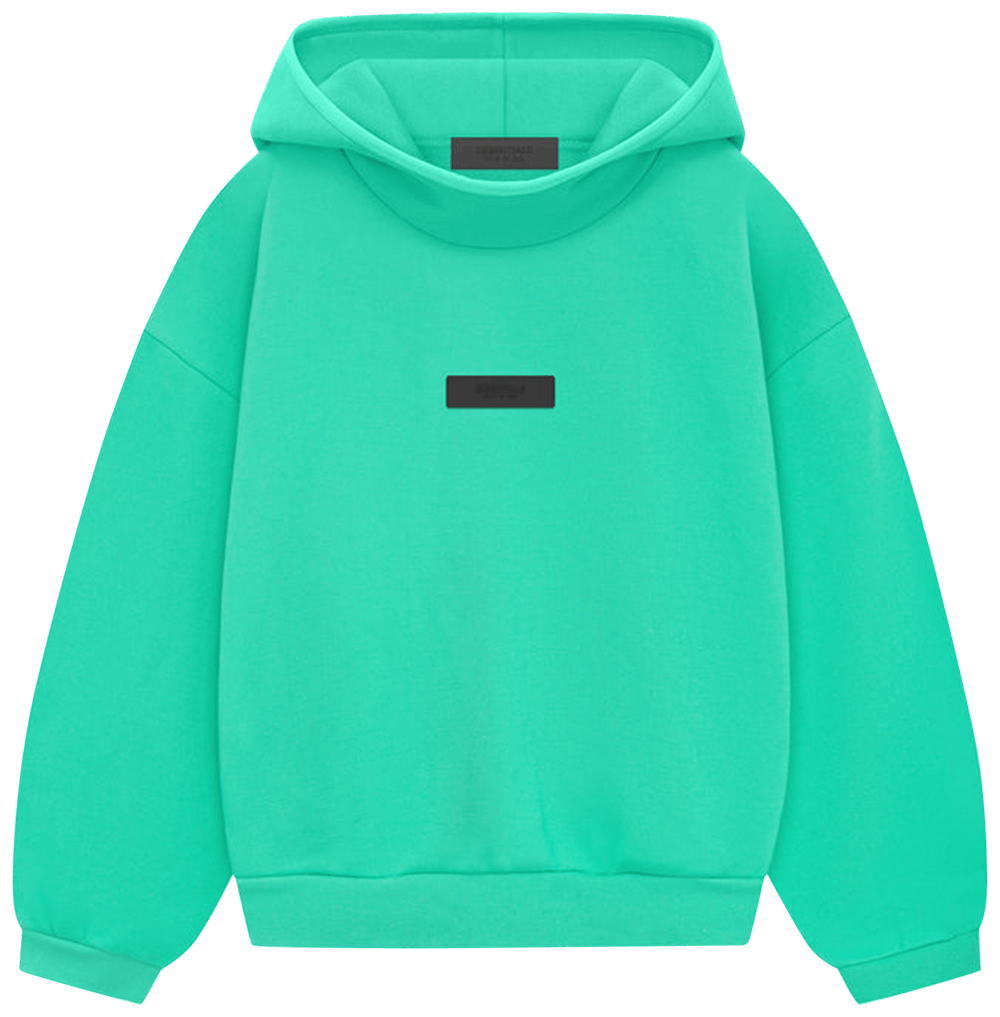 Buy Fear of God Essentials Kids Hoodie 'Mint Leaf' - 785SP242042K | GOAT