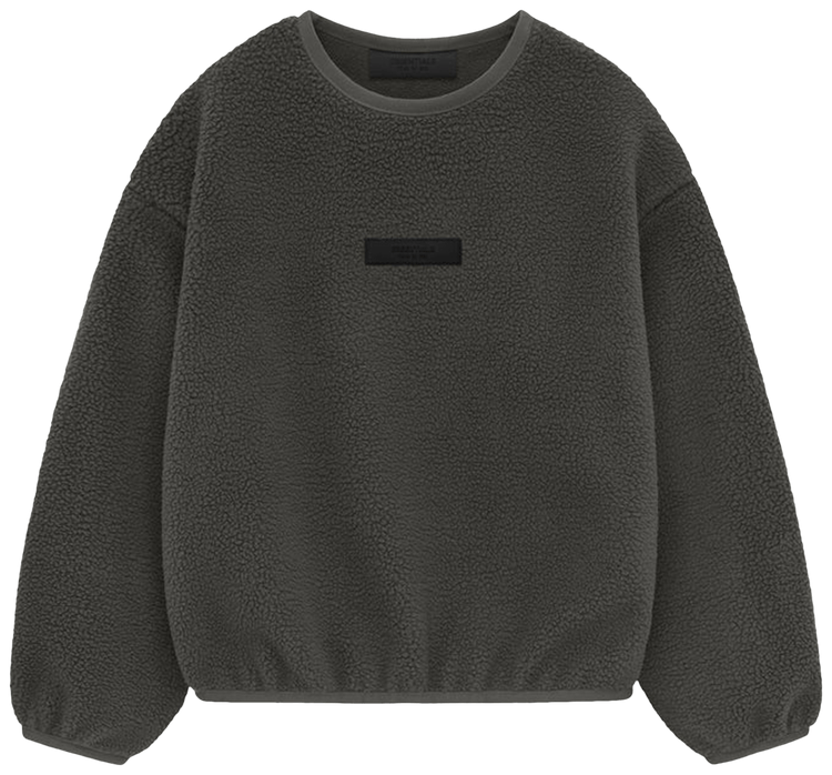 Buy Fear of God Essentials Kids Polar Fleece Crewneck 'Ink ...