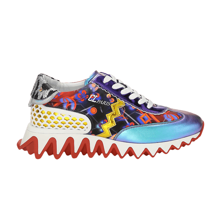 Buy Christian Louboutin Loubishark Flat 'Mixed Print' - 1220355 CMA3 | GOAT