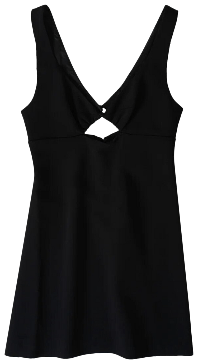 Buy Ami Sleeveless Dress Black Fdr101 273 Goat