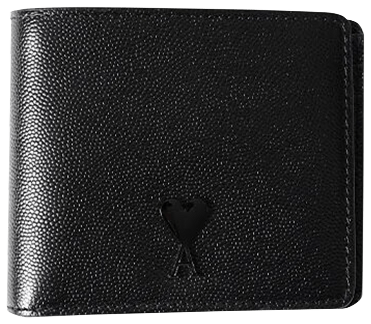 Buy Ami Folded Wallet 'Black' - USL012 AL0004 001 | GOAT