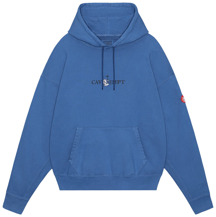 Buy Cav Empt Overdye Md Input Hammer Hoodie Navy Ces24cs05 Navy Goat