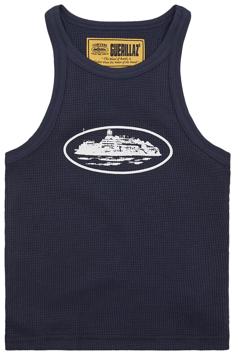 Buy Corteiz Guerillaz* Tank Top 'Navy/White' - 7892 2FW230102GTT NAVY ...