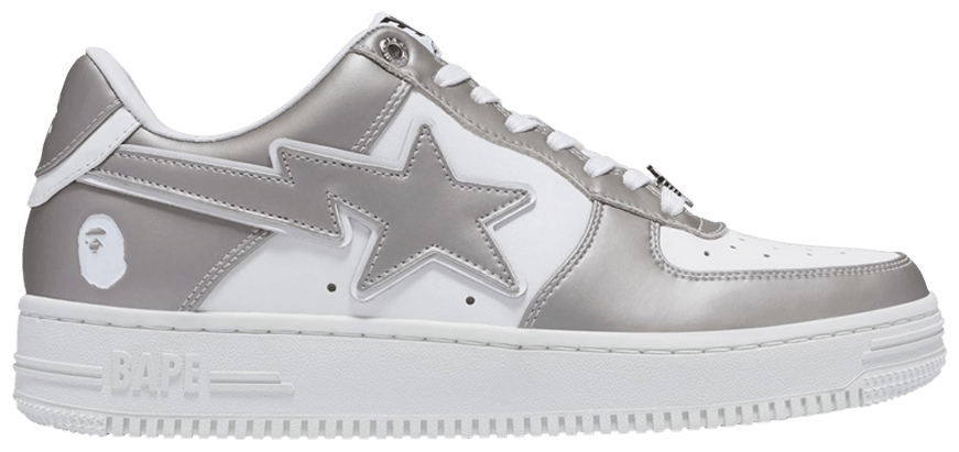 Buy Bapesta #4 'Silver' - 1J80191053 SVR | GOAT