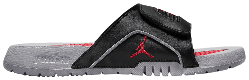 Buy Air Jordan Hydro 4 Retro Slide GS 'Black Cement' - 532226 060 | GOAT