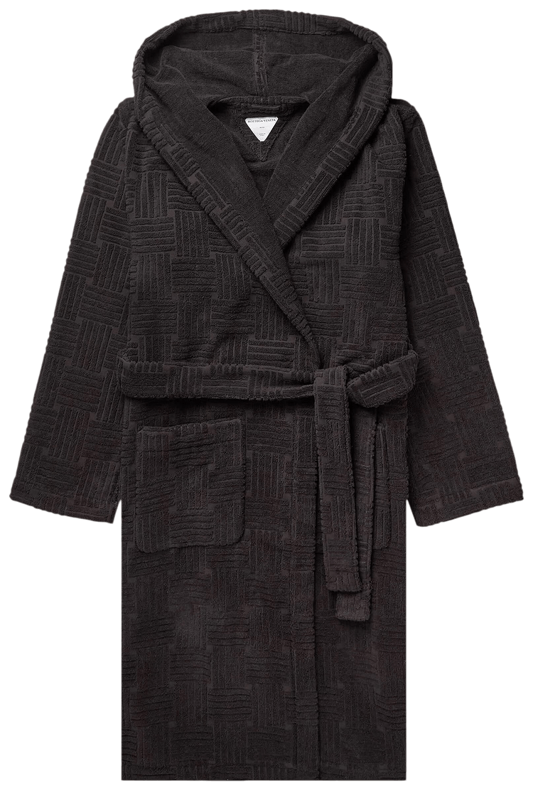 Buy Bottega Veneta Patterned Bathrobe 'Brown' - 656097 4V106 2113 | GOAT