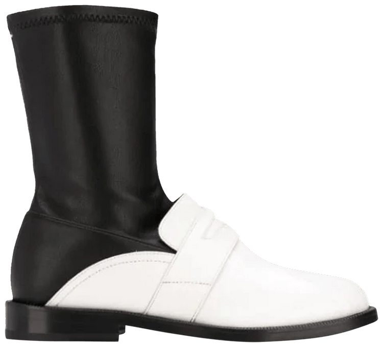 Buy Maison Margiela Wmns Tabi Penny Bar Boot 'White Black' - S58WU0365 ...