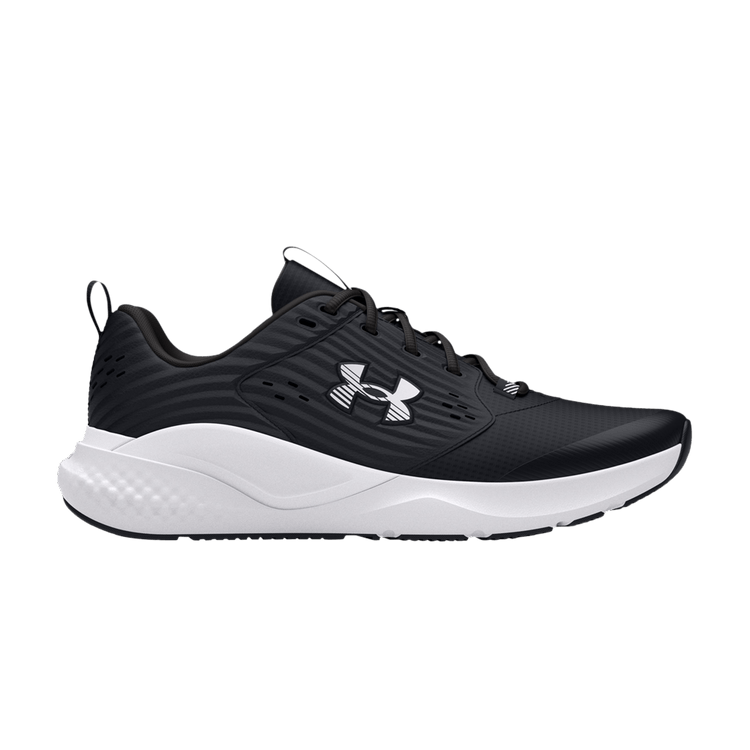 Buy Under Armour Charged Commit 4 'Black White' - 3026017 004 | GOAT MX