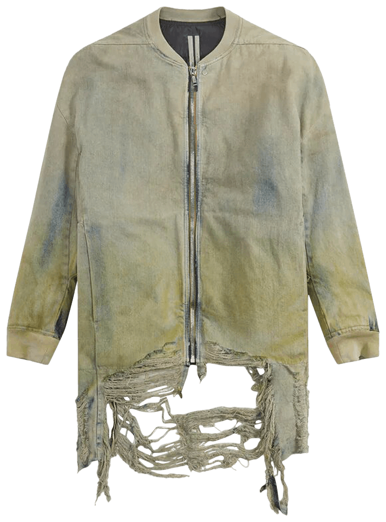 Buy Rick Owens Jumbo Peter Flight Jacket 'Pearl/Acid Degrade ...