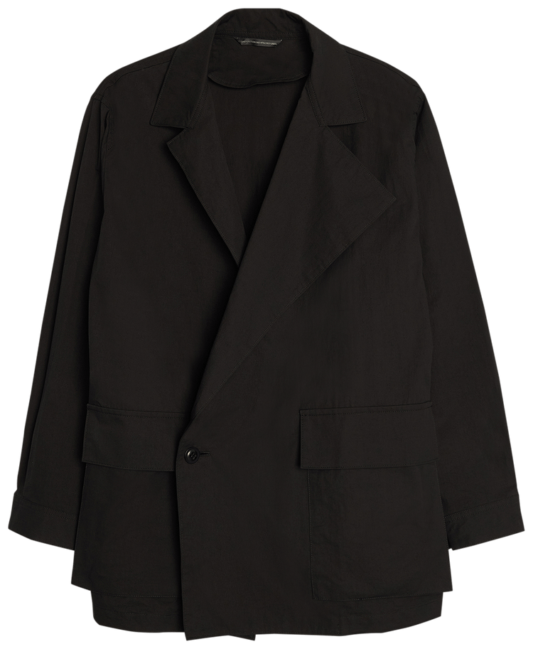 Buy Y's O-Short Jacket With Gusset Pocket 'Black' - YY J01 026 2 | GOAT