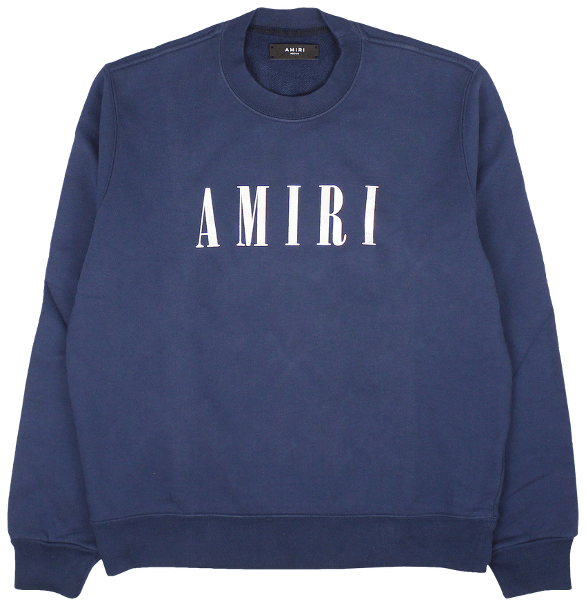 Buy Amiri Core Logo Crew 'Navy' - EXMJC001 410 NAVY | GOAT