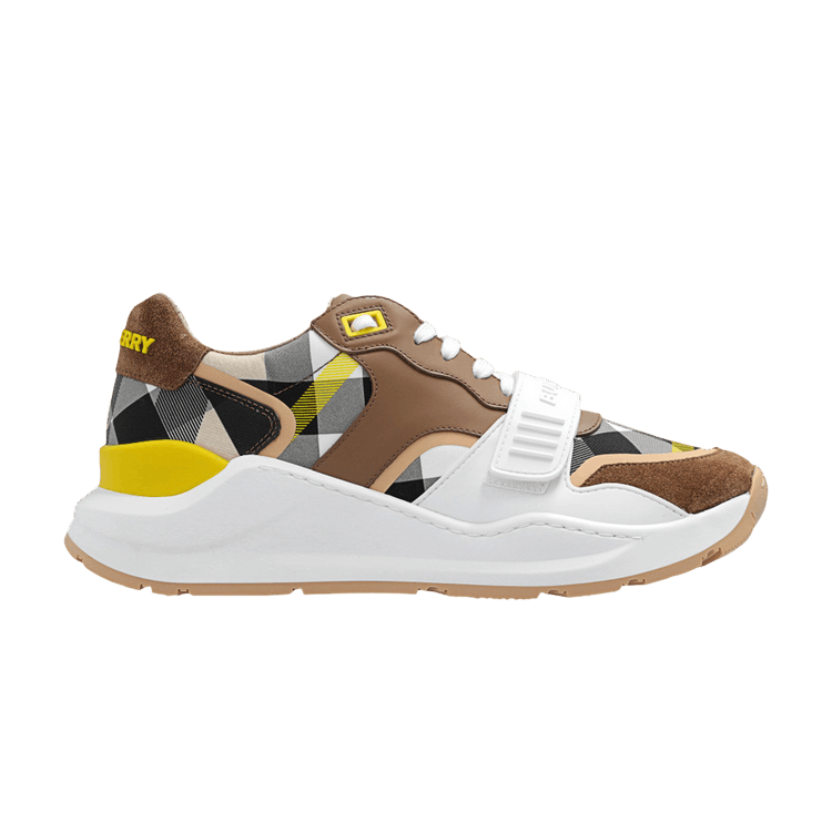 Buy Burberry Wmns Ramsey 'Geometric Check Wheat' - 8063504 | GOAT