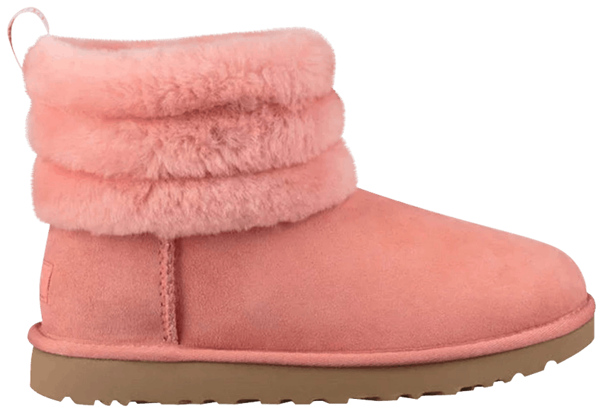 Buy UGG Wmns Classic Mini Fluff Quilted Boot 'Lined Pink' - 1098533 LNT ...