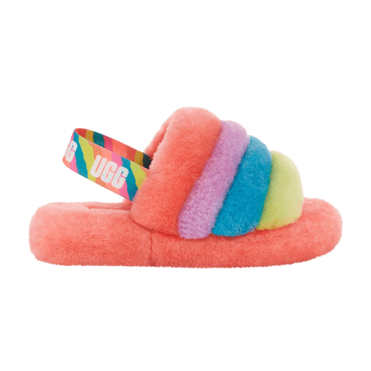 Buy UGG Fluff Yeah Slide Kids 'Peach Bliss Multi-Color' - 1124925K PBMT ...