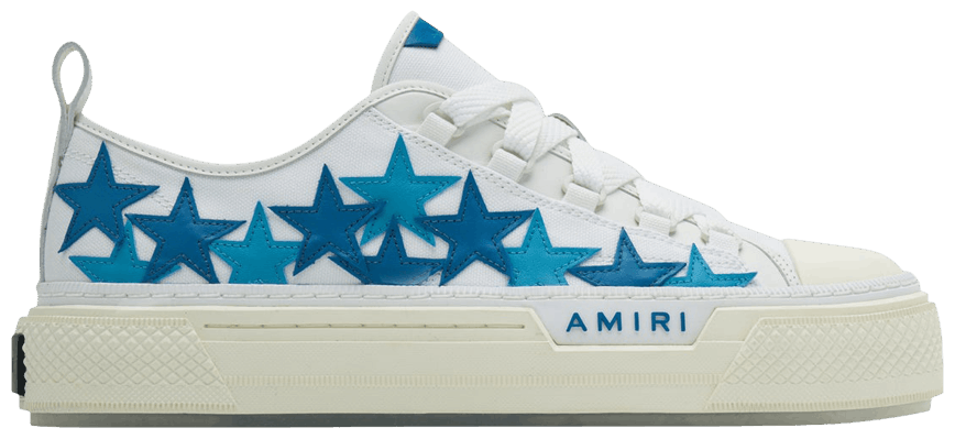 Buy Amiri Stars Court Low 'Blue' - PS24MFS013 420 | GOAT