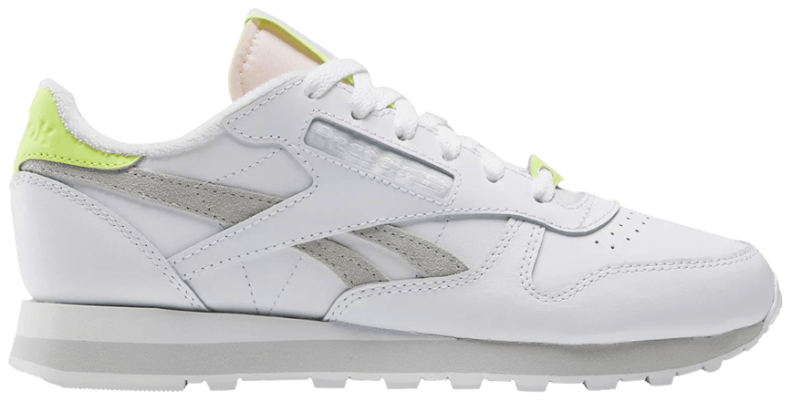 Buy Reebok Wmns Classic Leather 'White Acid Yellow' - 100074619 | GOAT