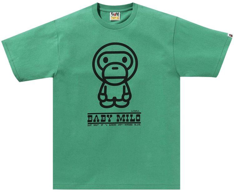 Buy BAPE Classic Baby Milo Tee 'Green' - 2K30 110 008 GREEN | GOAT