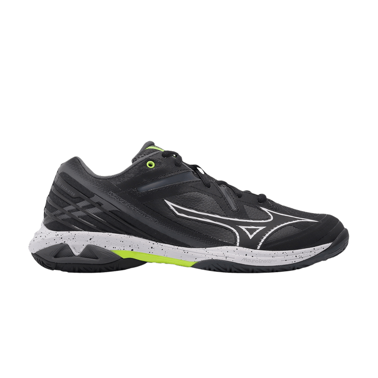 Buy Mizuno Wave Claw 3 Super Wide 'Black White Lime' - 71GA244440 | GOAT
