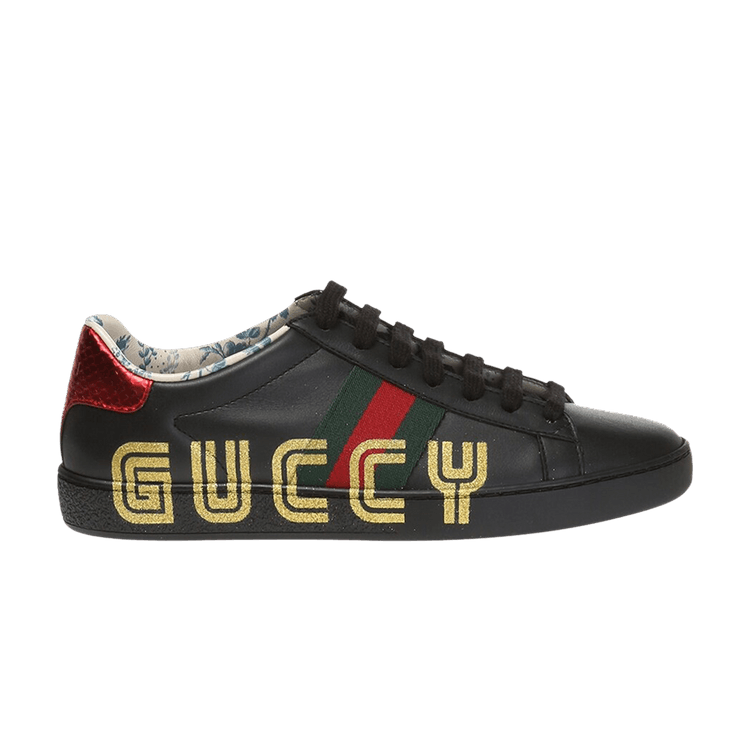 Buy Gucci Wmns Ace Low 'Guccy Print - Black' - 525268 0G2D0 1088 | GOAT