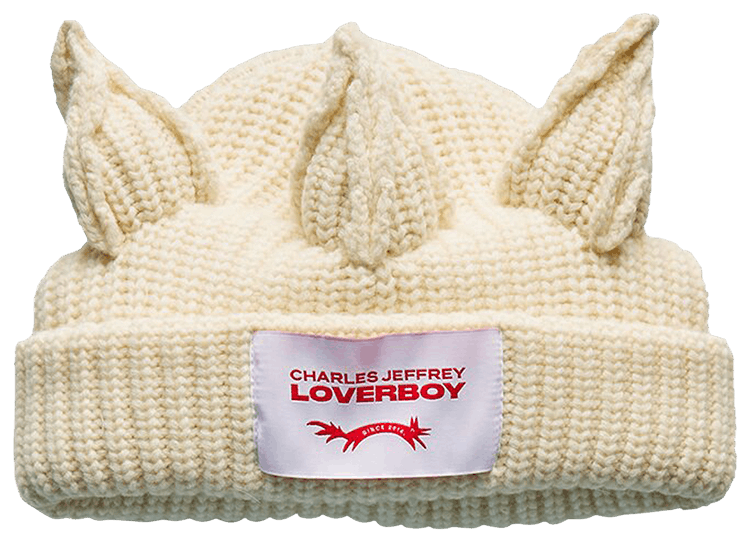 Buy Charles Jeffrey Loverboy Berserker Beanie 'Ecru' - 43130102 | GOAT