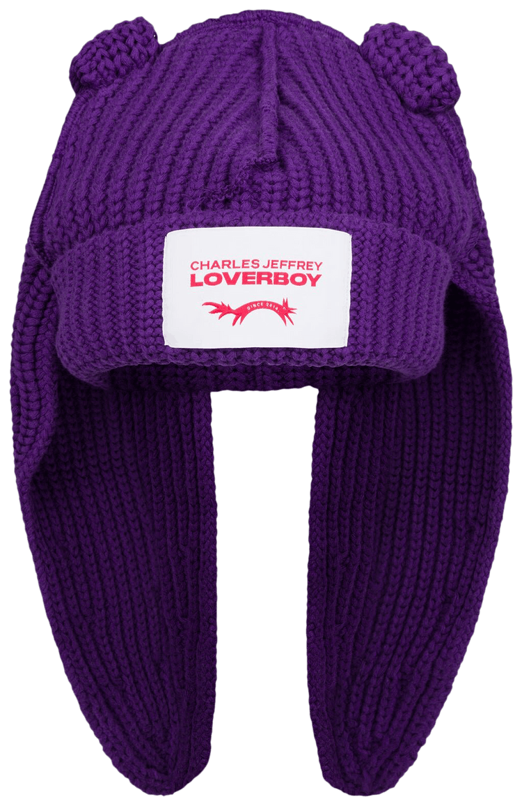 Buy Charles Jeffrey Loverboy Chunky Rabbit Beanie 'Purple' - 43130501 ...