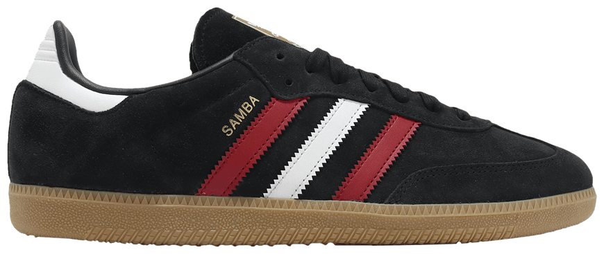 Buy Samba OG 'Black White Scarlet' - IG1824 | GOAT