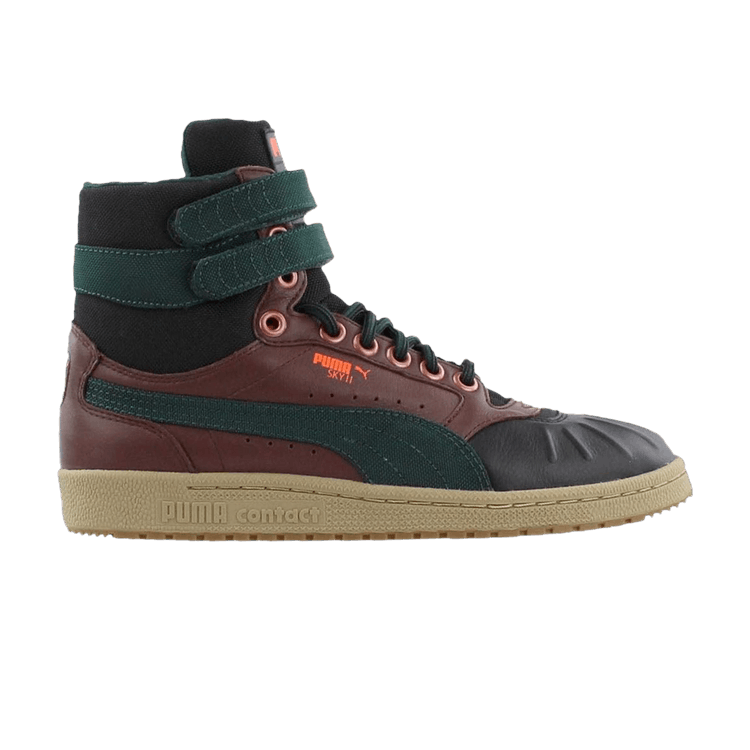 Buy Puma Sky 2 High Duck Winter 'Brown Green' - 365930 01 | GOAT