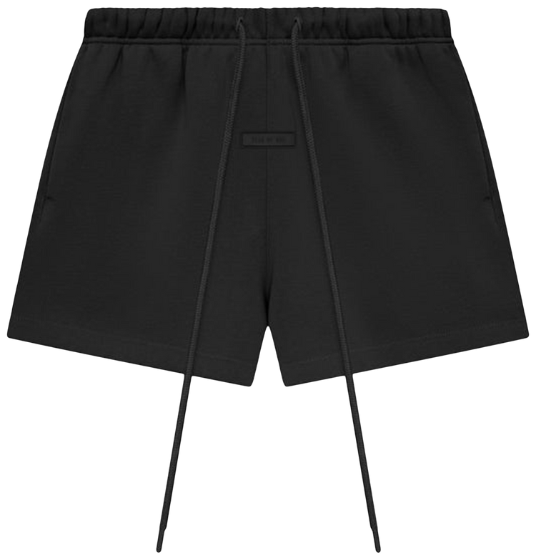 Buy Fear of God Essentials Running Short 'Jet Black' - 160SP244174F | GOAT