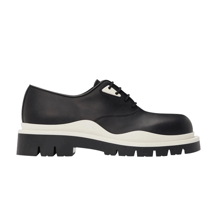 Buy Bottega Veneta Tire Lace-Up 'Black Ivory' - 667073 VBS50 1359 | GOAT