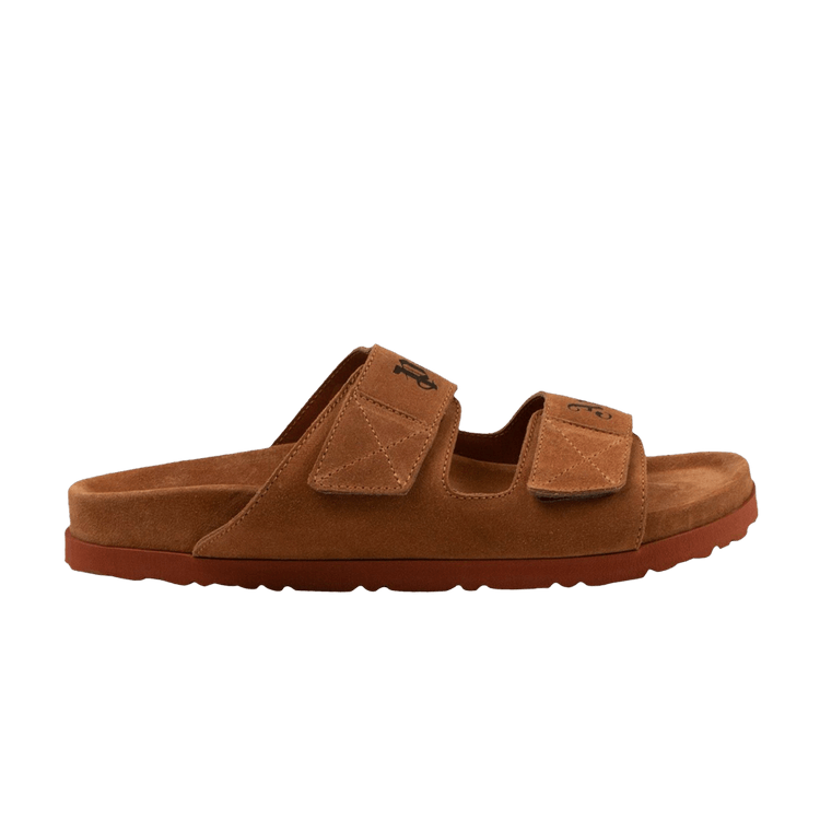 Buy Clarks x Palm Angels Logo Sandals 'Brown' - PLM LOGO SANDALS BRWN ...