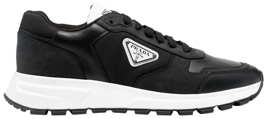 Buy Prada Leather and Re-Nylon 'Black White' - 2EE390 3LBA F0967 | GOAT