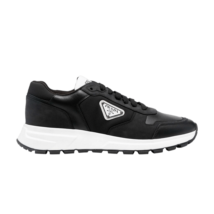 Buy Prada Leather and Re-Nylon 'Black White' - 2EE390 3LBA F0967 | GOAT