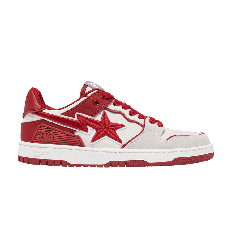 Buy BAPE Sk8 Sta #5 'Red' - 1K30191312 RED | GOAT