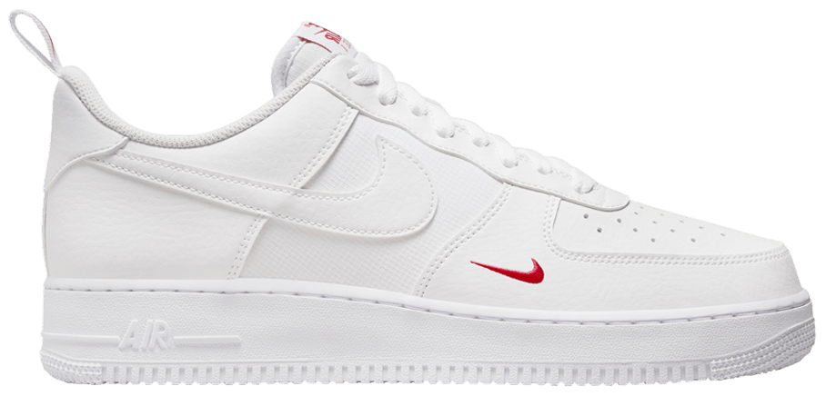 Buy Air Force 1 '07 'Red Mini Swoosh' - FZ7187 100 | GOAT