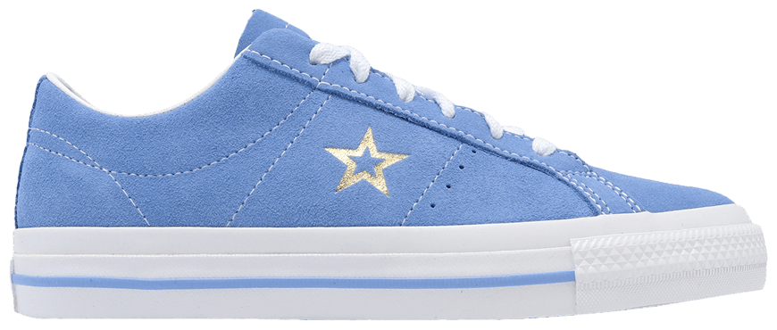 Buy Converse One Star Pro 'Light Blue Gold' - A06647C | GOAT
