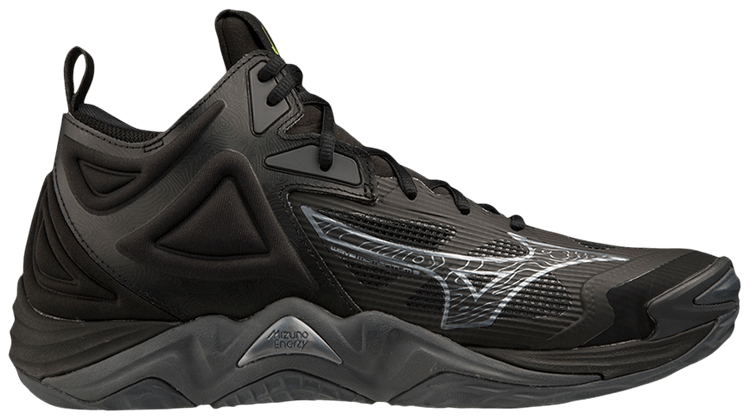 Buy Mizuno Wave Momentum 3 Mid 'Black Grey' - 430321 9091 | GOAT