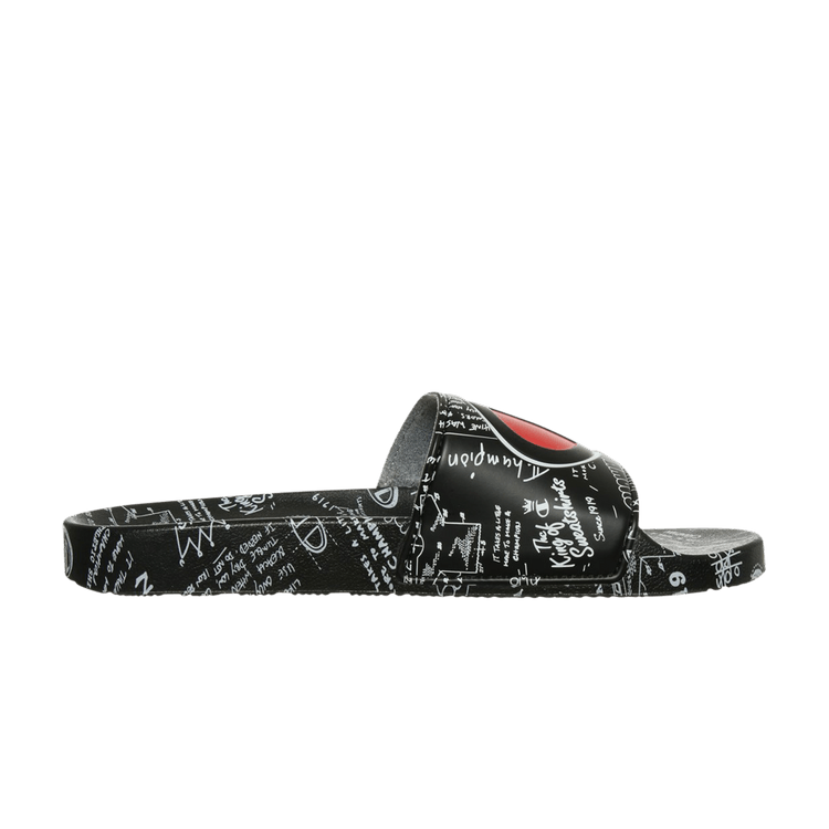 Buy IPO Slides 'Doodles - Black' - CP101590M | GOAT AU