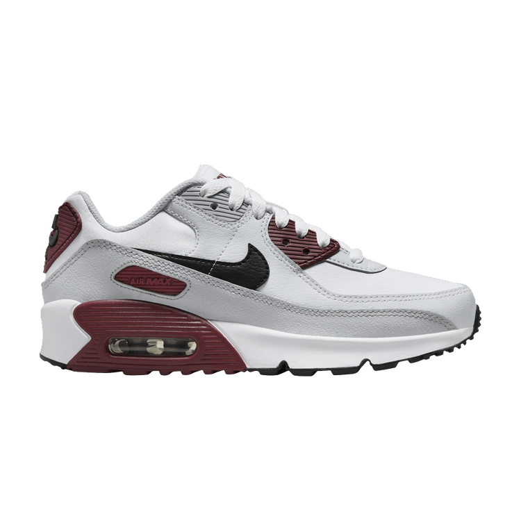 Buy Nike Air Max 90 Leather GS 'Platinum Dark Team Red' - CD6864 125 | GOAT