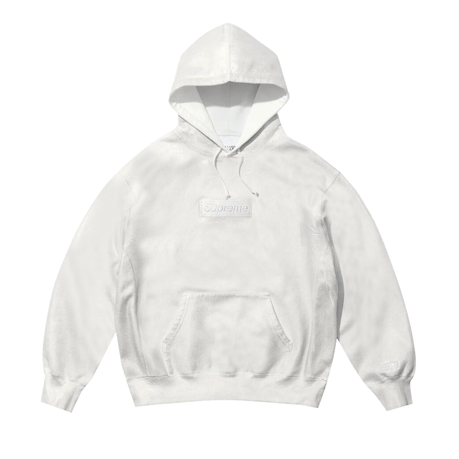 Buy Supreme x MM6 Maison Margiela Foil Box Logo Hooded Sweatshirt ...