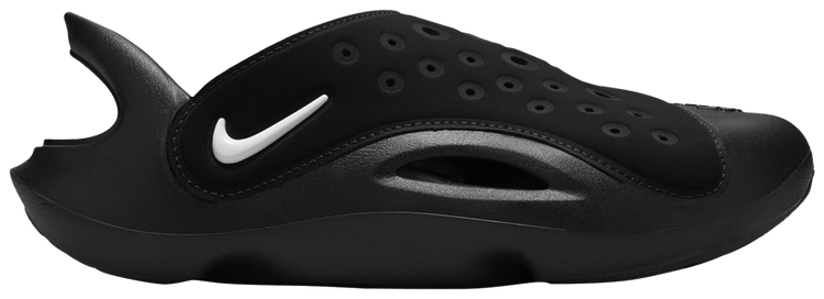 Buy Aqua Swoosh Sandal Gs Black Fv6363 002 Goat