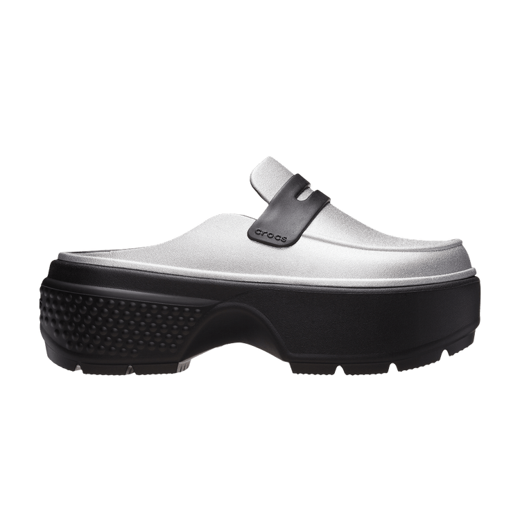 Buy Crocs Stomp Loafer 'Silver Black' - 210363 01V | GOAT