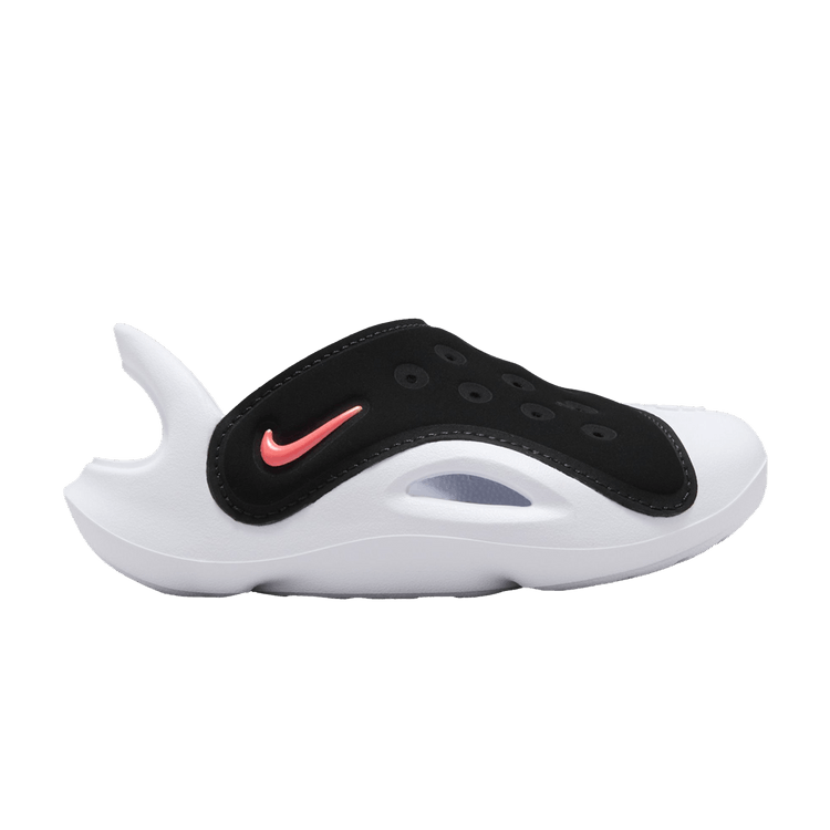 Buy Nike Aqua Swoosh Sandal TD 'Black Hyper Orange' - FN0875 001 | GOAT