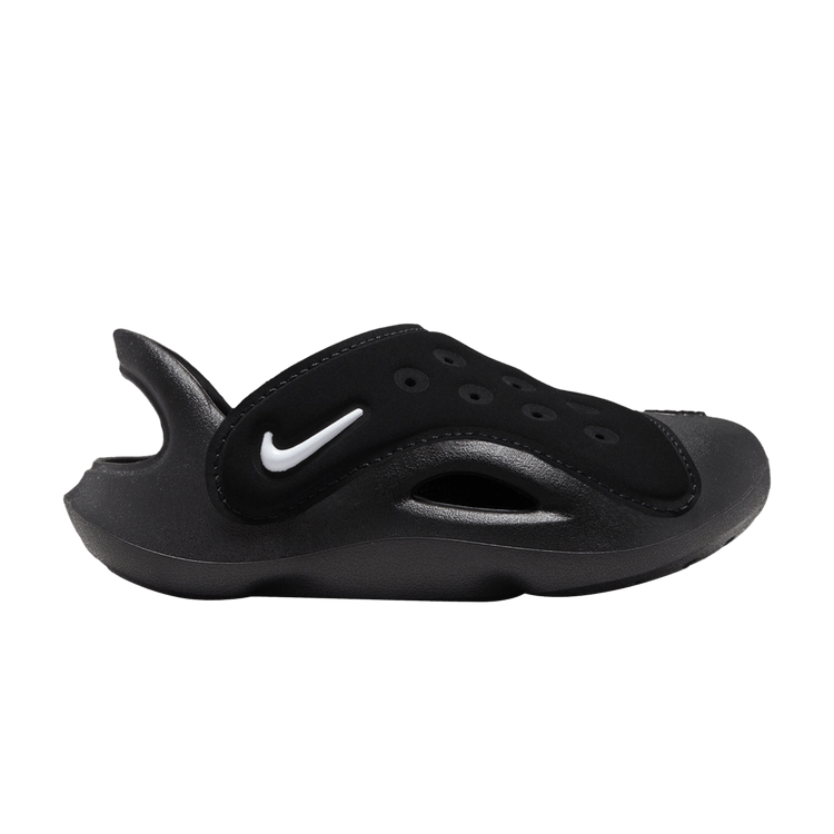 Buy Nike Aqua Swoosh Sandal TD 'Black' - FN0875 002 | GOAT