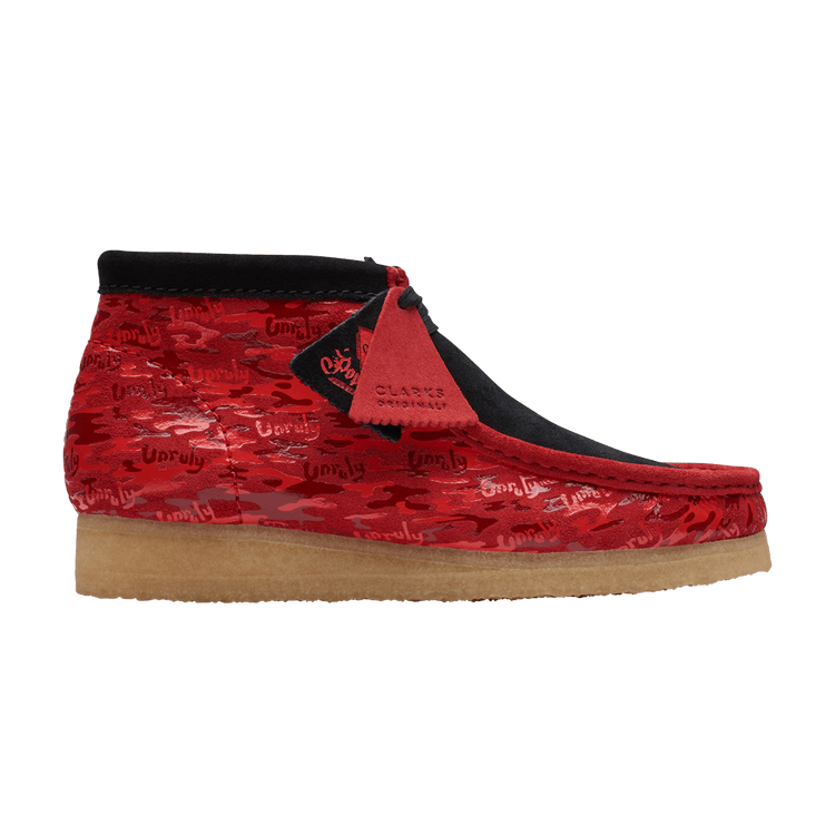 Buy Clarks Popcaan x Wallabee 'Red Camo' - 261 75816 | GOAT