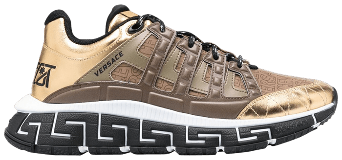 Buy Versace Trigreca 'Gold Marrone' - DSU8094 1A07985 6Y280 | GOAT