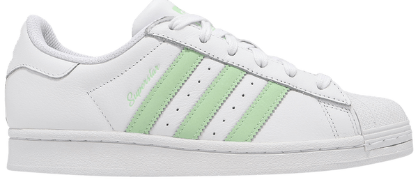 Buy Wmns Superstar 'White Semi Green Spark' - IE3005 | GOAT