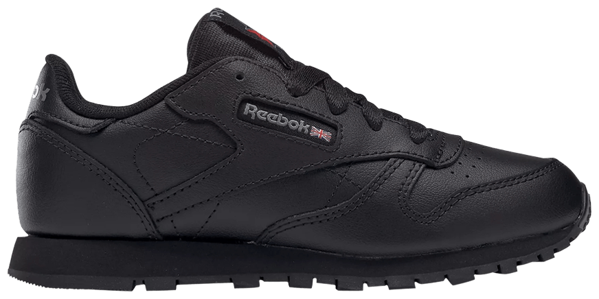 Buy Reebok Classic Leather Little Kid 'Triple Black' - 100000116 | GOAT