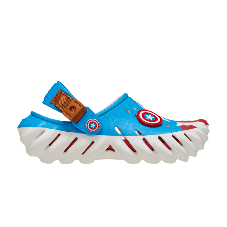 Buy Marvel x Crocs Echo Clog Kids 'Captain America' - 209490 100 | GOAT