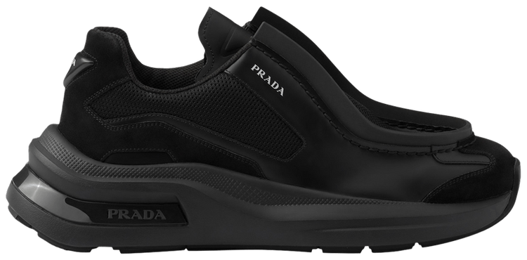 Buy Prada Systeme Brushed Leather Sneaker 'Black' - 2EG424 Buy Prada Systeme Brushed Leather Sneaker 'Black' - 2EG424