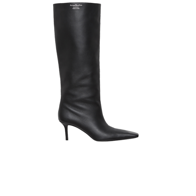 Buy Acne Studios Wmns Leather High Heel Boots 'Black' - AD0654 900 | GOAT
